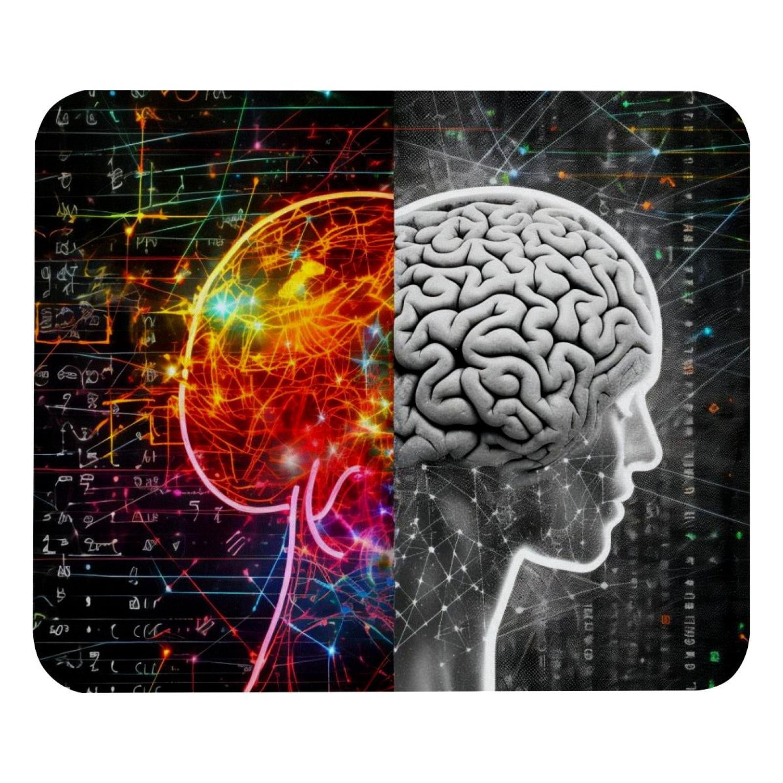 Mathematical Engineering Brain Mouse Pad, Personality Design Rubber ...