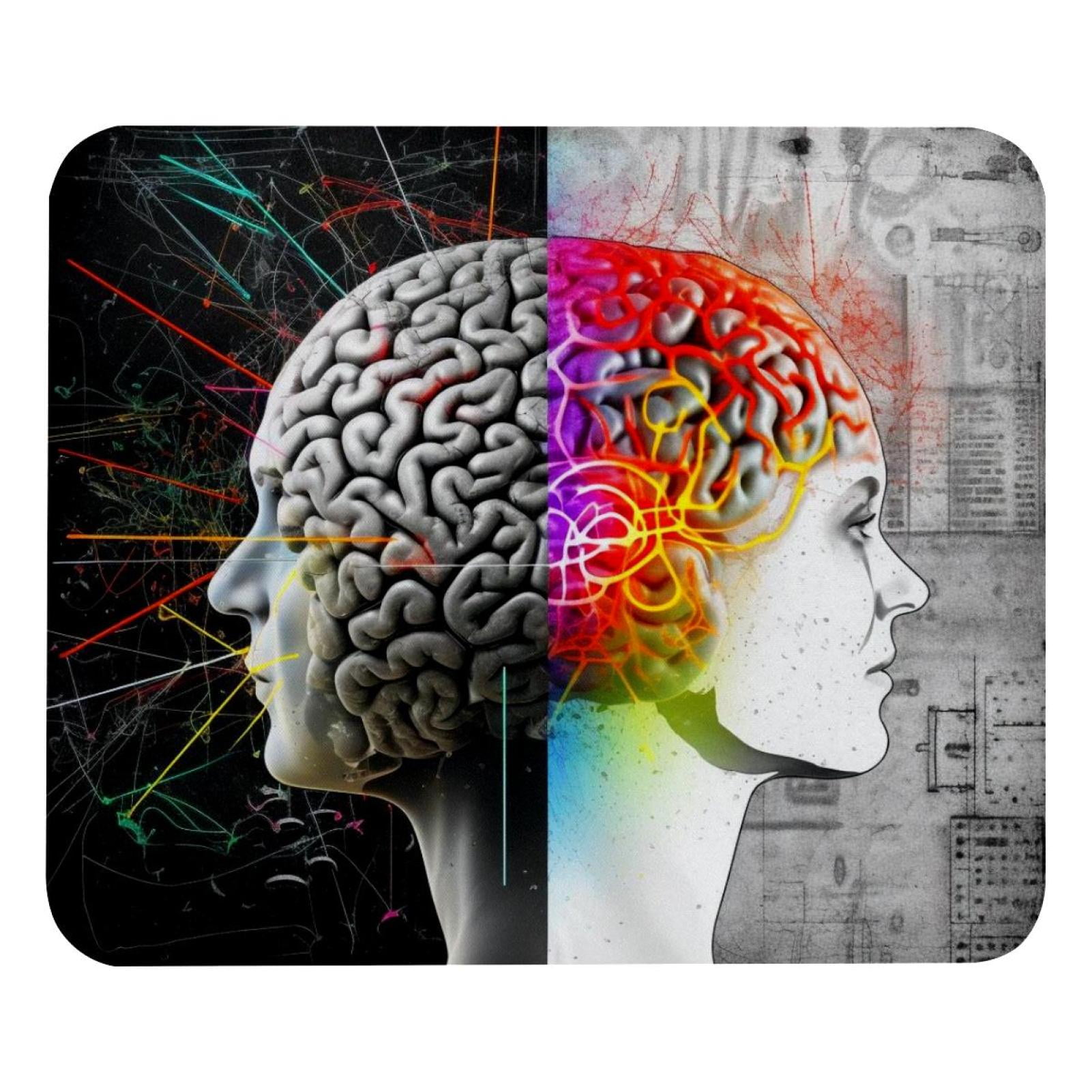 Mathematical Engineering Brain Mouse Pad, Rubber Base Computer Mouse ...