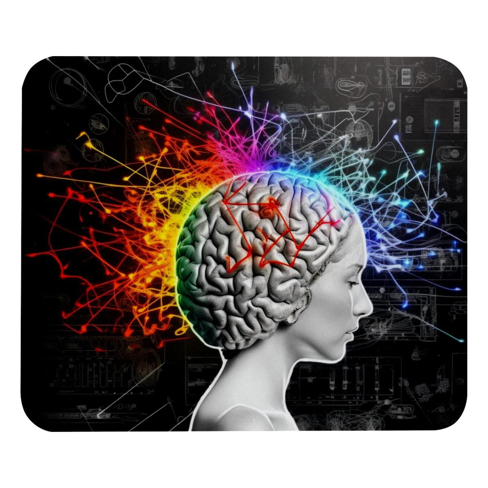 Mathematical Engineering Brain Mouse Pad, Rubber Base Computer Mouse ...