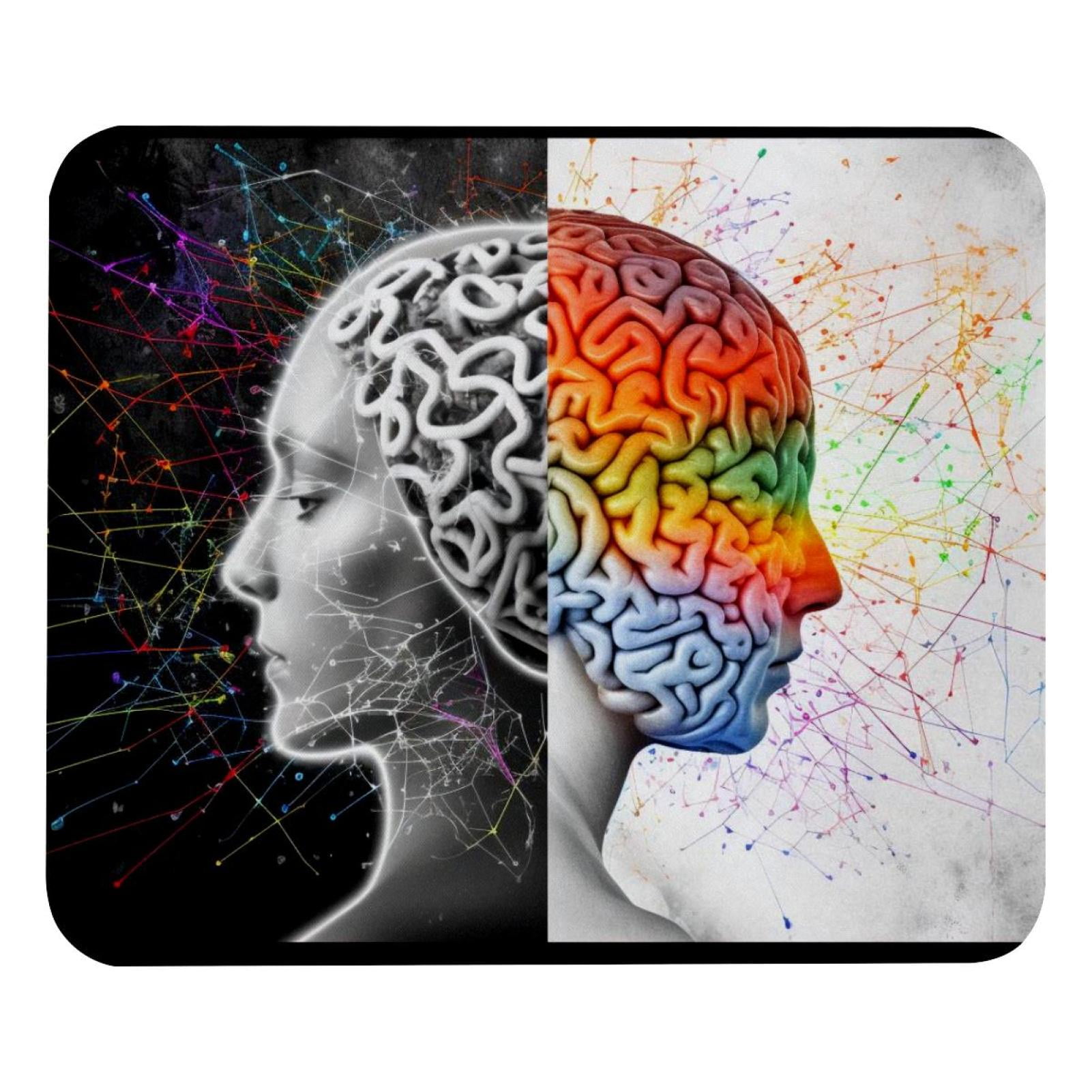 Mathematical Engineering Brain Mouse Pad, Rubber Base Computer Mouse ...