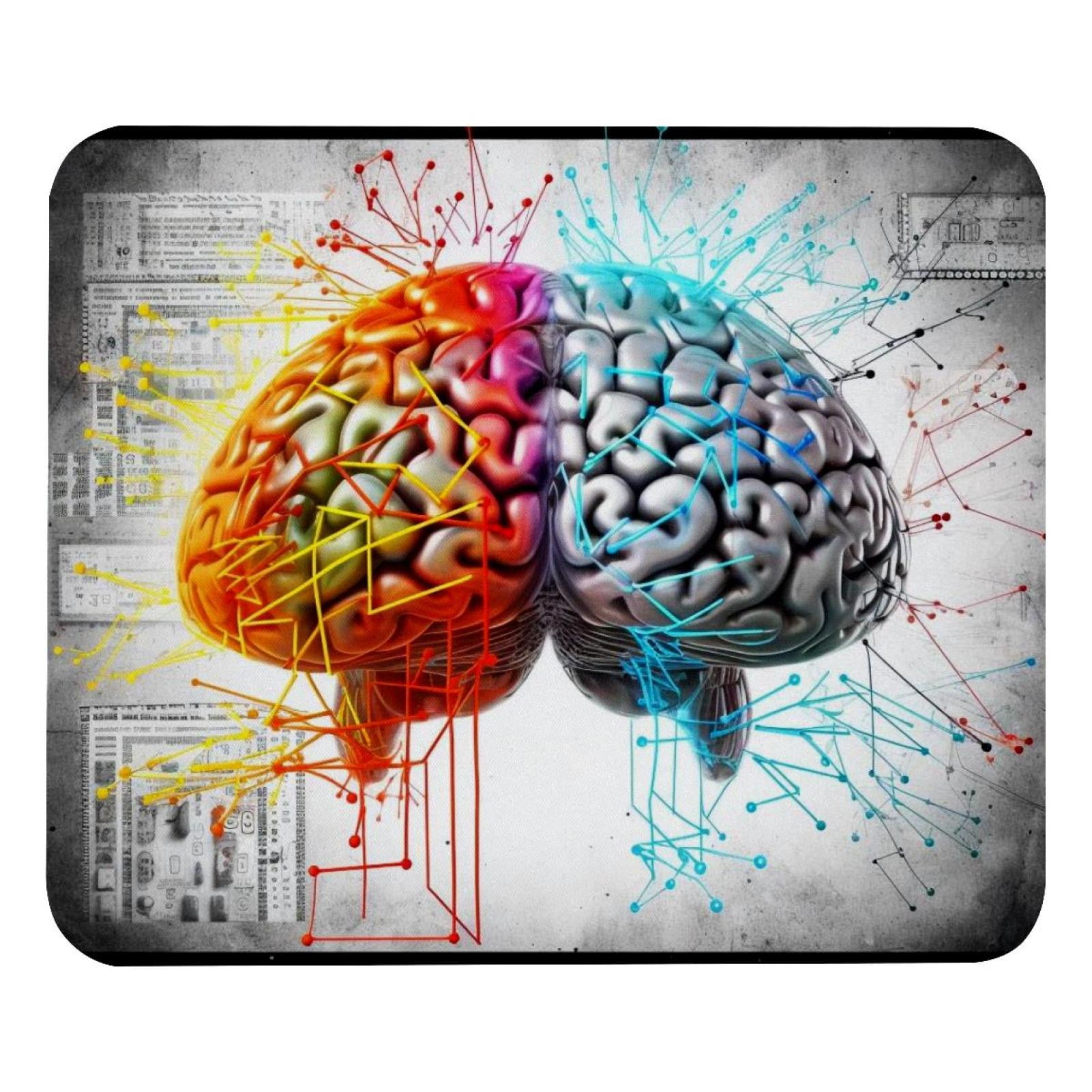 Mathematical Engineering Brain Mouse Pad, Rubber Base Computer Mouse ...