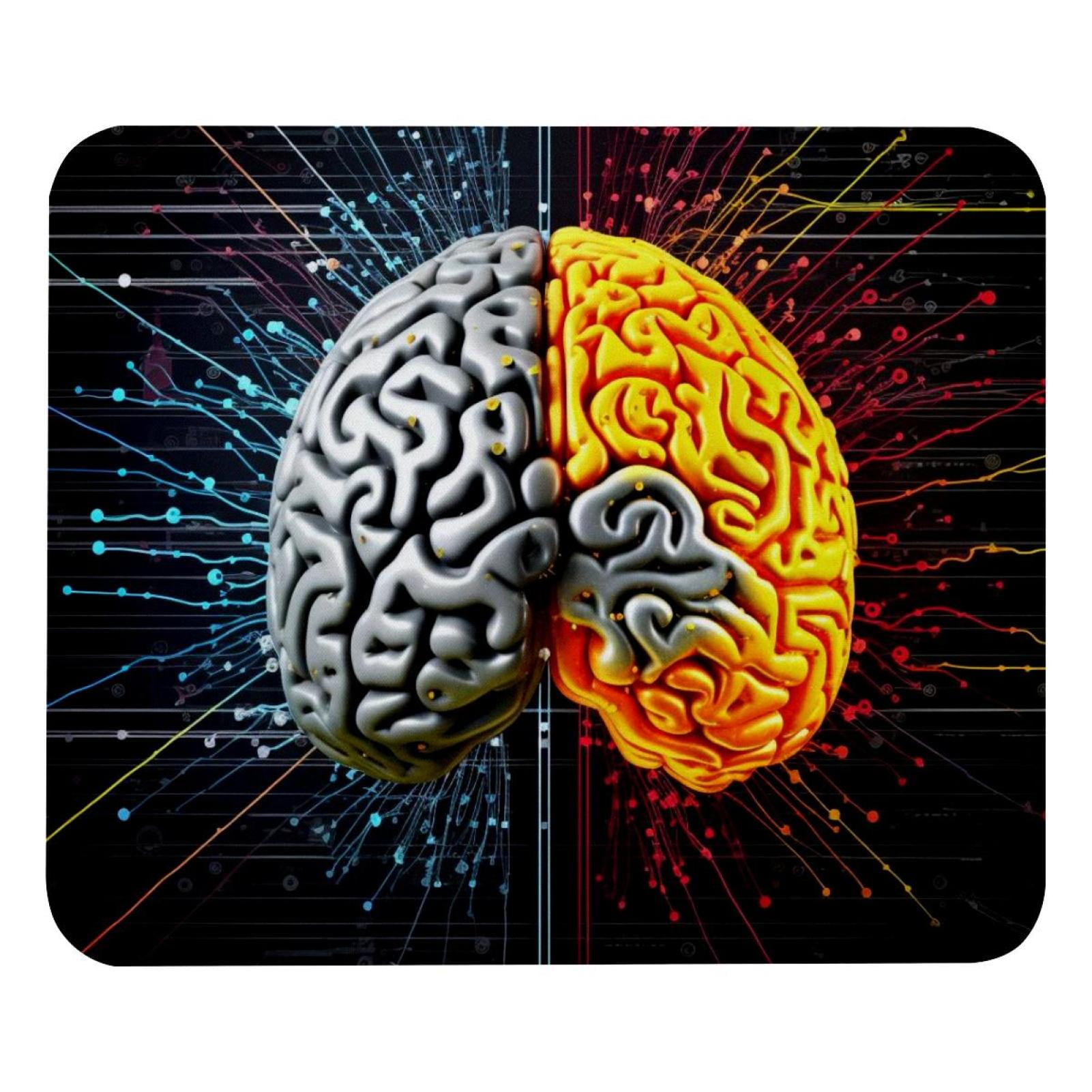Mathematical Engineering Brain Mouse Pad , Soft Cute Computer Mouse Mat ...