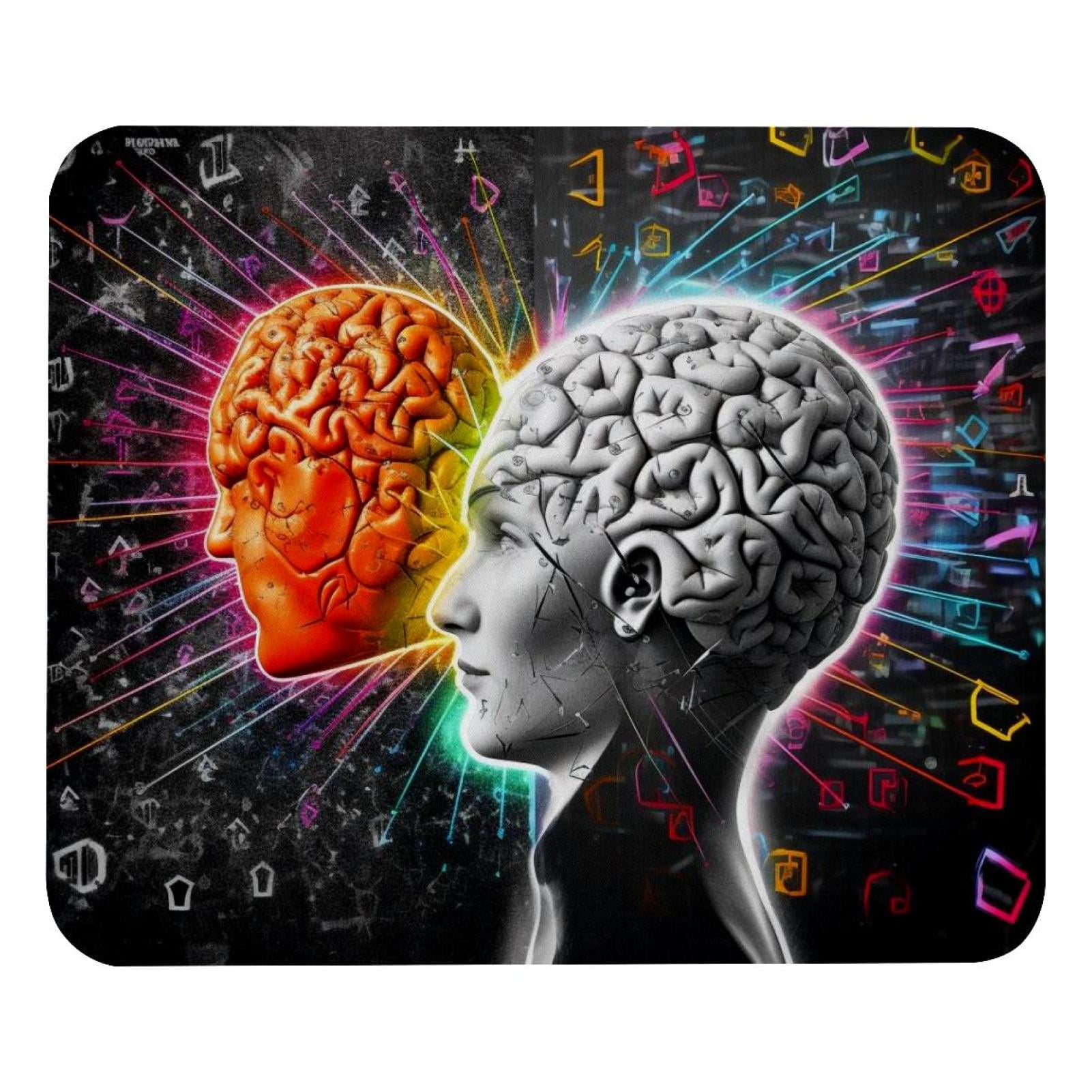 Mathematical Engineering Brain Mouse Pad for Wireless Mouse Home Office ...