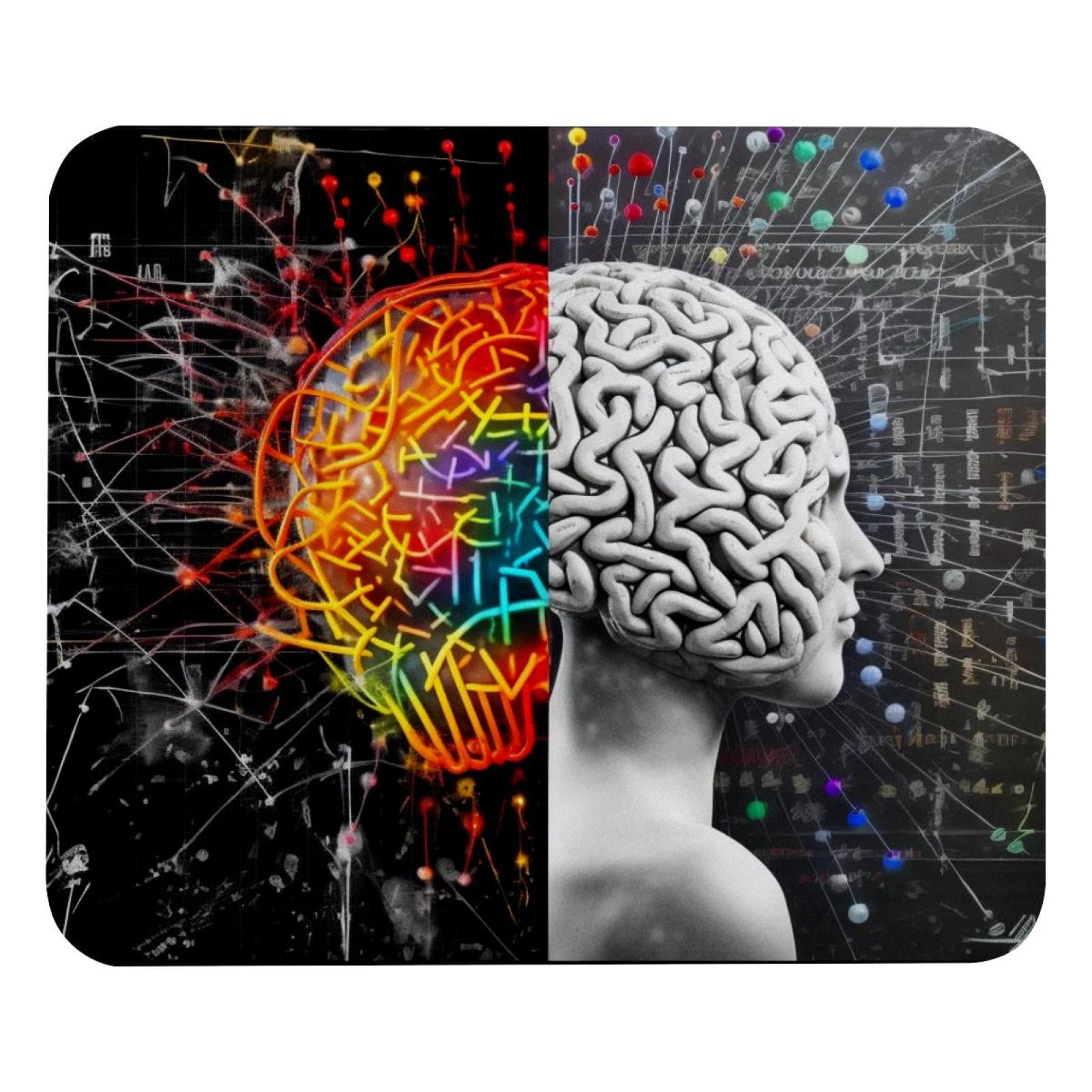 Mathematical Engineering Brain Mouse Pad for Wireless Mouse Home Office ...