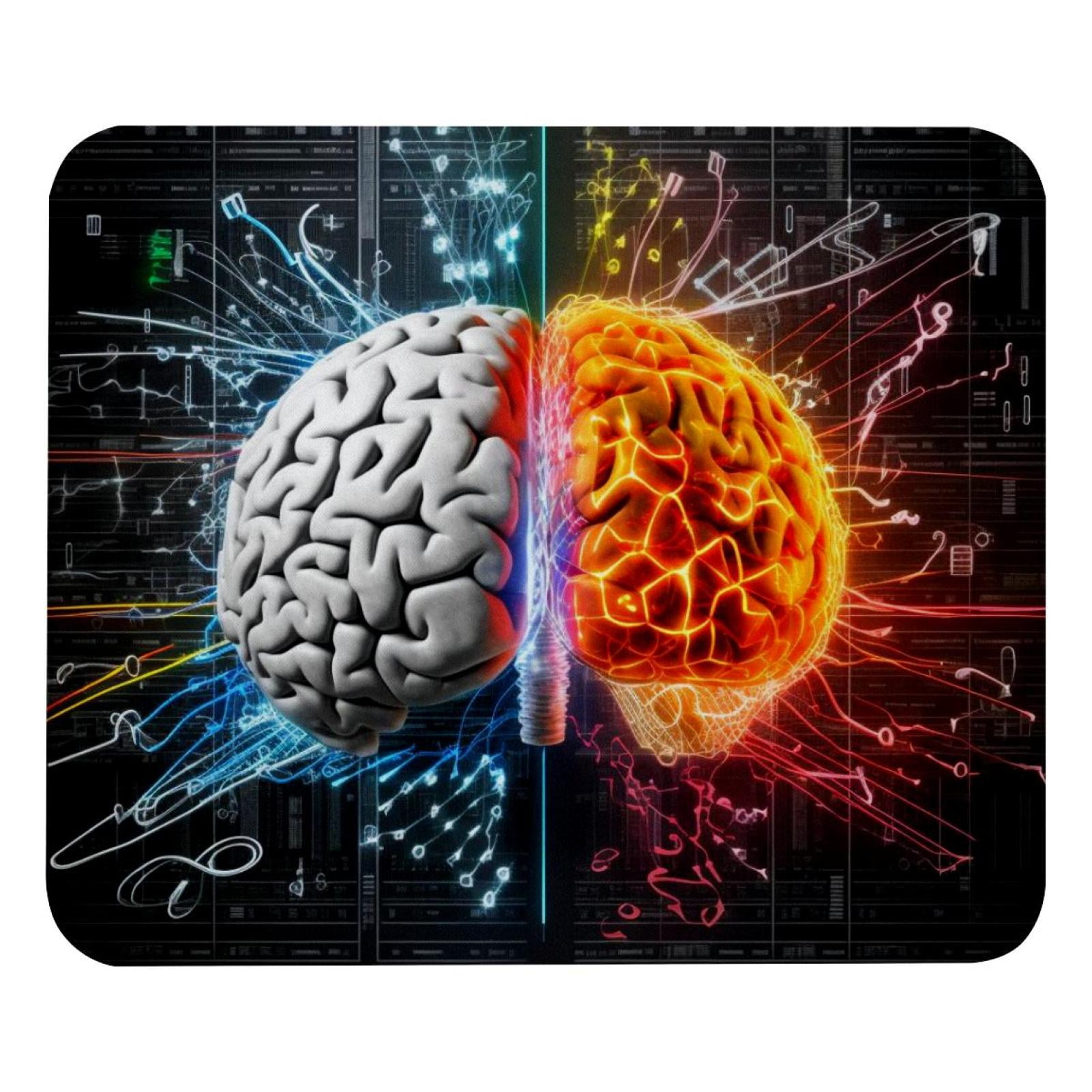 Mathematical Engineering Brain Mouse Pad for Wireless Mouse Home Office ...