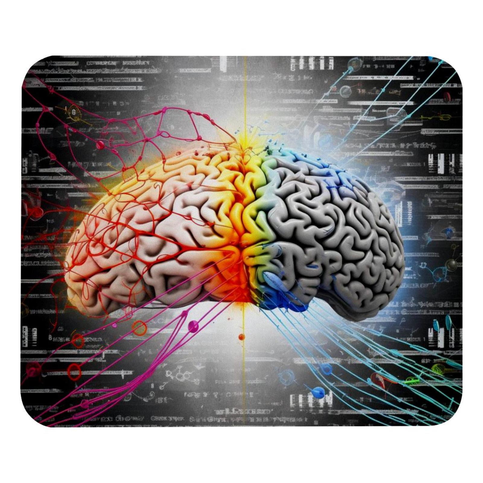 Mathematical Engineering Brain Mouse Pad for Wireless Mouse Home Office ...