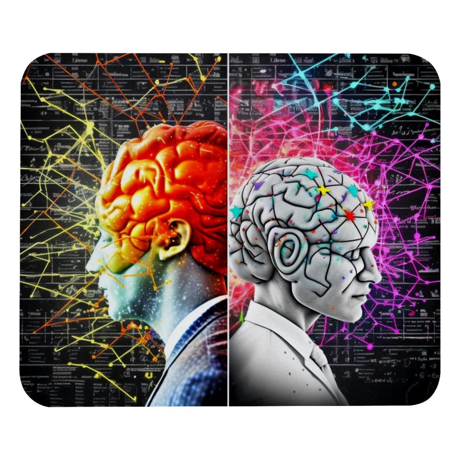 Mathematical Engineering Brain Mouse Pad for Wireless Mouse Home Office ...
