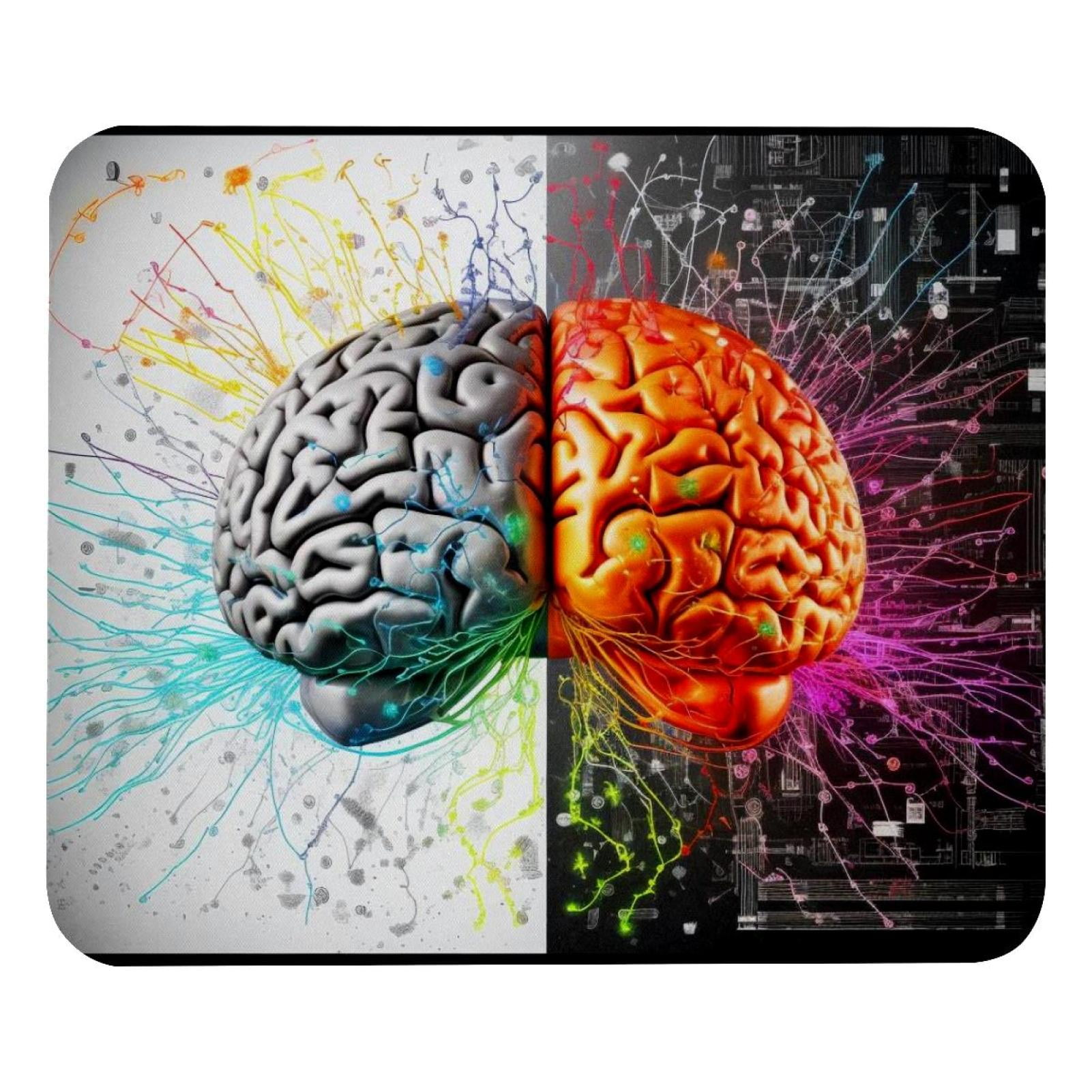 Mathematical Engineering Brain Mouse Pad for Wireless Mouse Home Office ...
