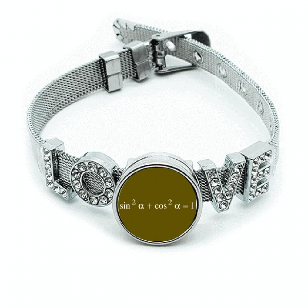 Mathematical Formula Expresses Computational Square Bracelet Wristband ...