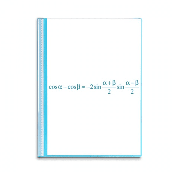 Mathematical Formula Expressing Cosine Computation Book Sheet ...