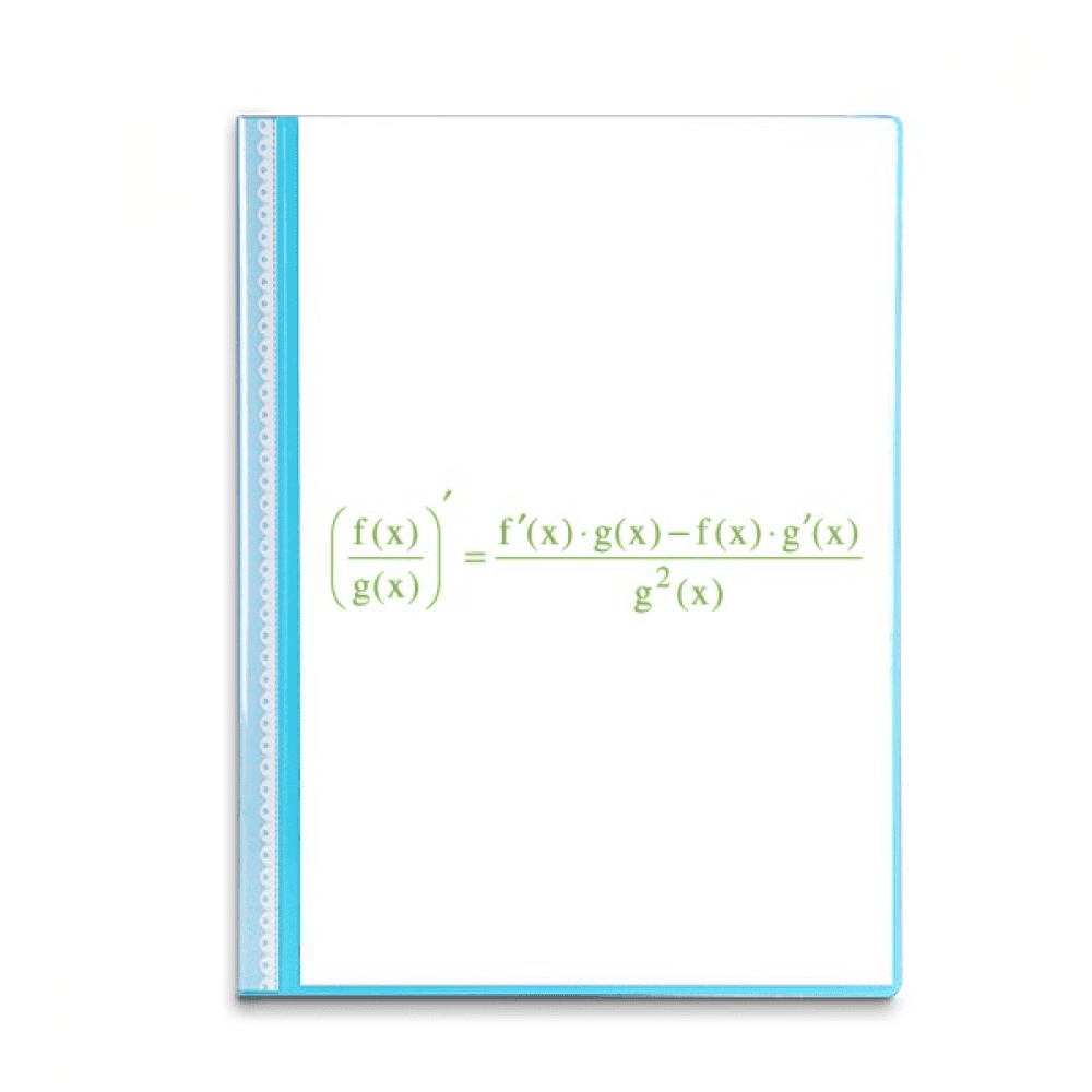 Mathematical Formula Expressions Calculate Scores Book Sheet Protectors ...