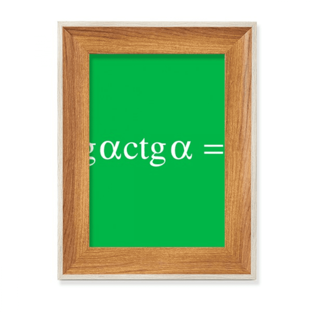 Mathematical Formula Representation Computation Multiplication Desktop Wooden Photo Frame ...