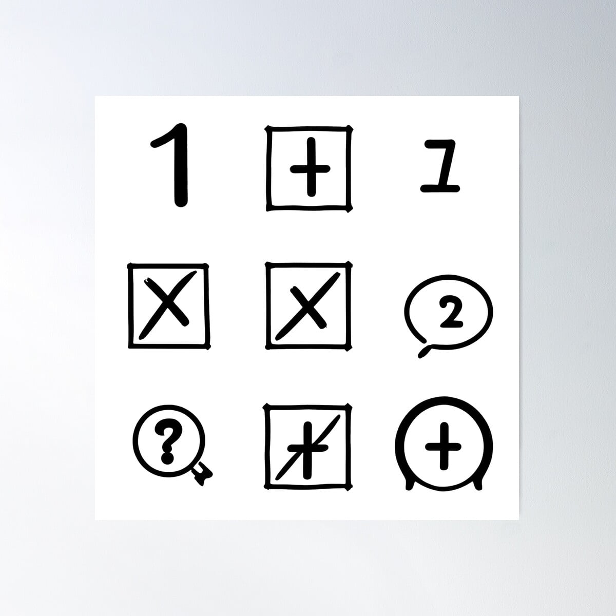 Mathematical Formulas – The Beauty Of Numbers And Logic Poster Wall Art ...