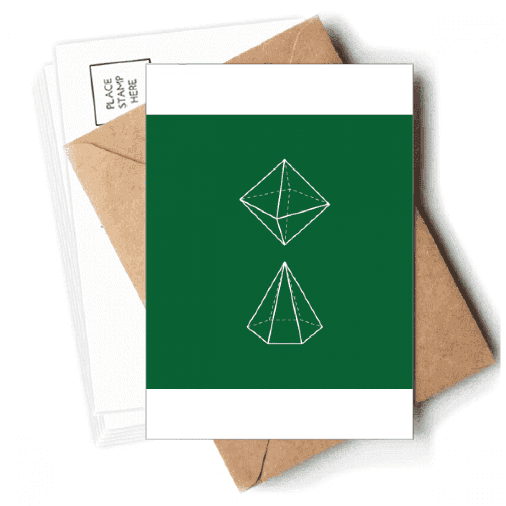 Mathematical Geometric Space Opposite Combination Postcards Envelopes ...