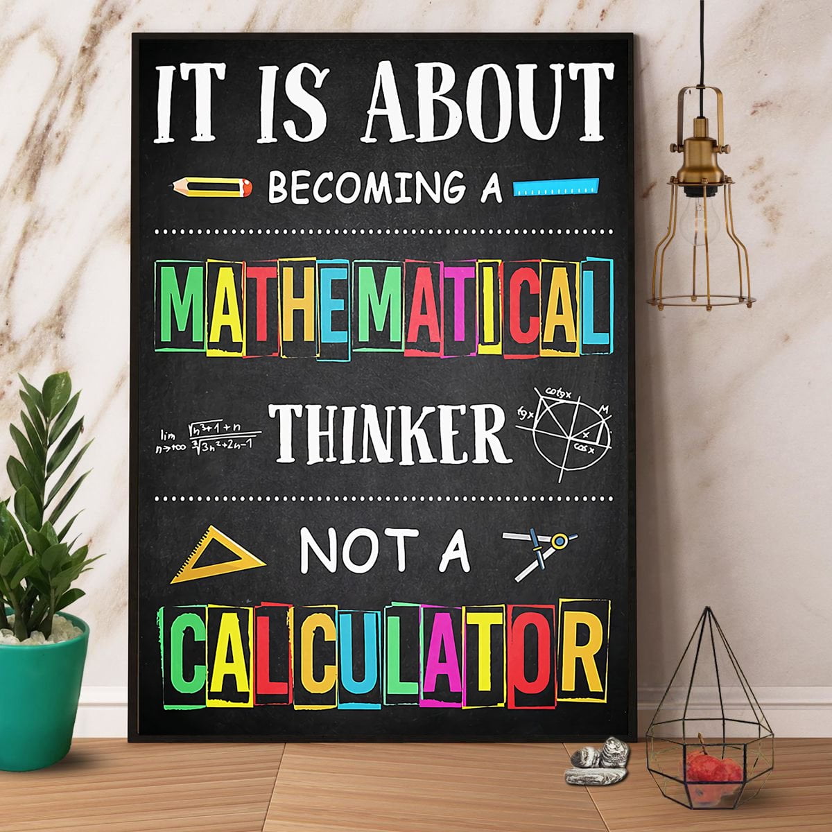 Mathematical It Is About Become A Mathematical Paper Poster No Frame ...