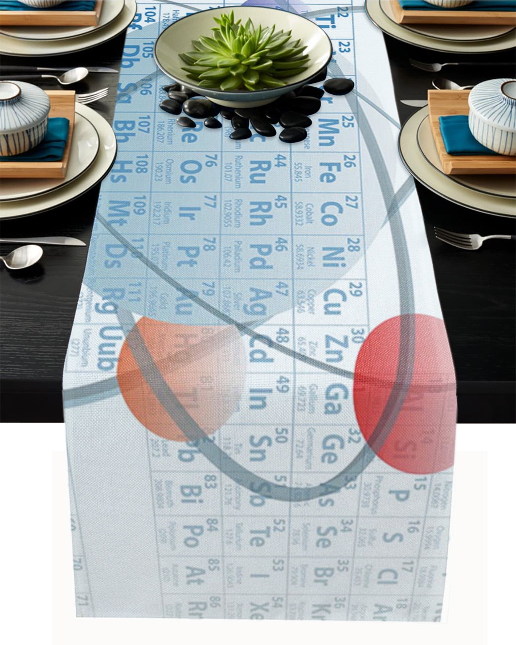 Mathematical Physics Science Formula Table Runner Home Wedding Table ...