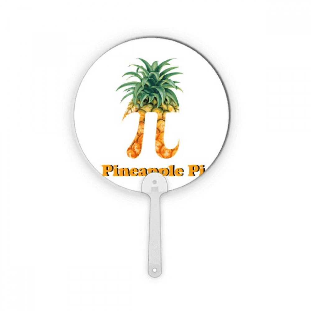 Mathematical Pi Fruit Calculation Plastic Round Handheld Fan ...