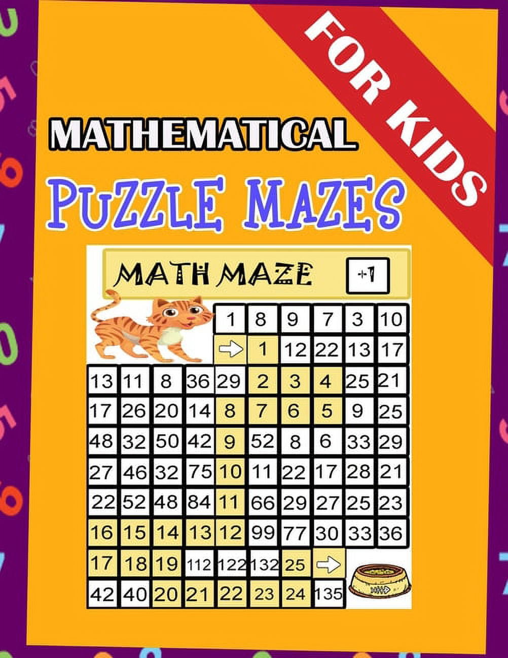 Mathematical Puzzle Mazes For Kids: Maze Math For learning mathematics From 1 To 10 (Paperback ...