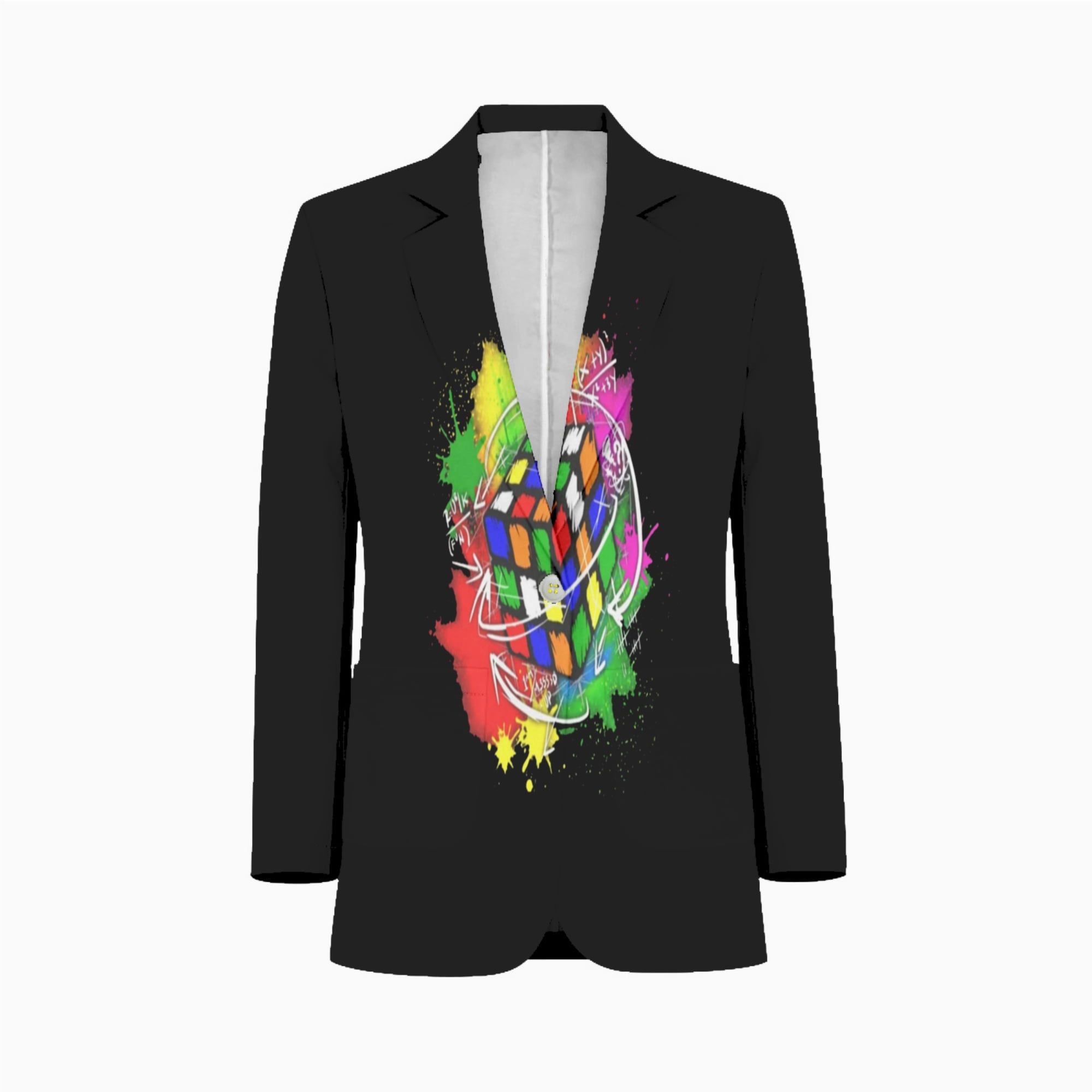 Mathematical formula Cubo Men's Suit Blazer Casual Party Wear Slim Fit ...