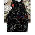Mathematics Formula Chart Table Runner ration Home r Dinner Table ...