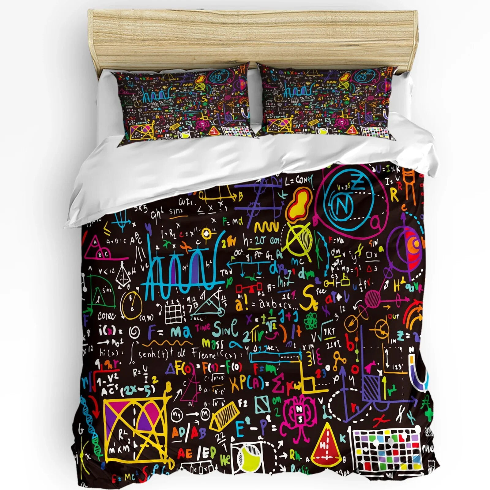 Mathematics Physics Formula Duvet Cover Bed Bedding Set Home Textile ...