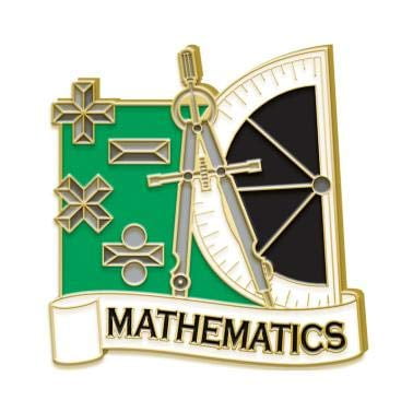 Mathematics Pin - Math Lapel Pins for Student Awards And Academic ...