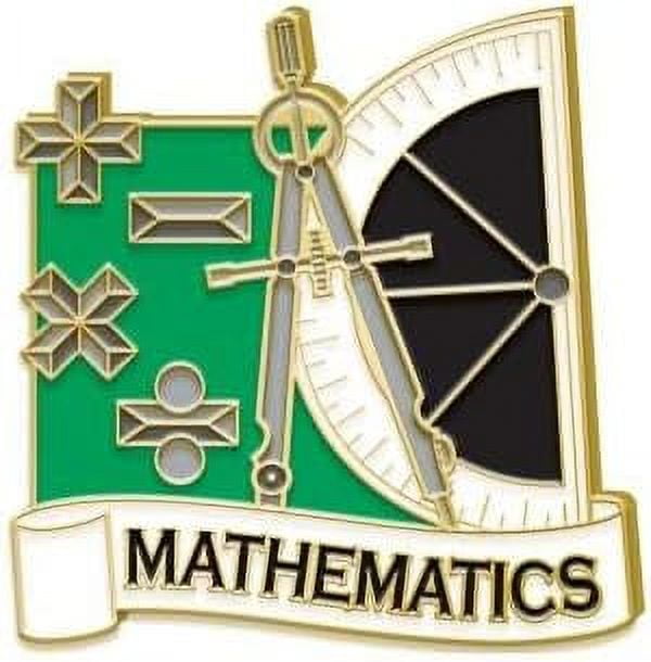 Mathematics Pin - Math Lapel Pins for Student Awards and Academic ...