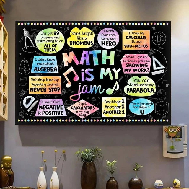 Mathematics Poster, Posters For Classrooms, Math Is My Jam, Math ...