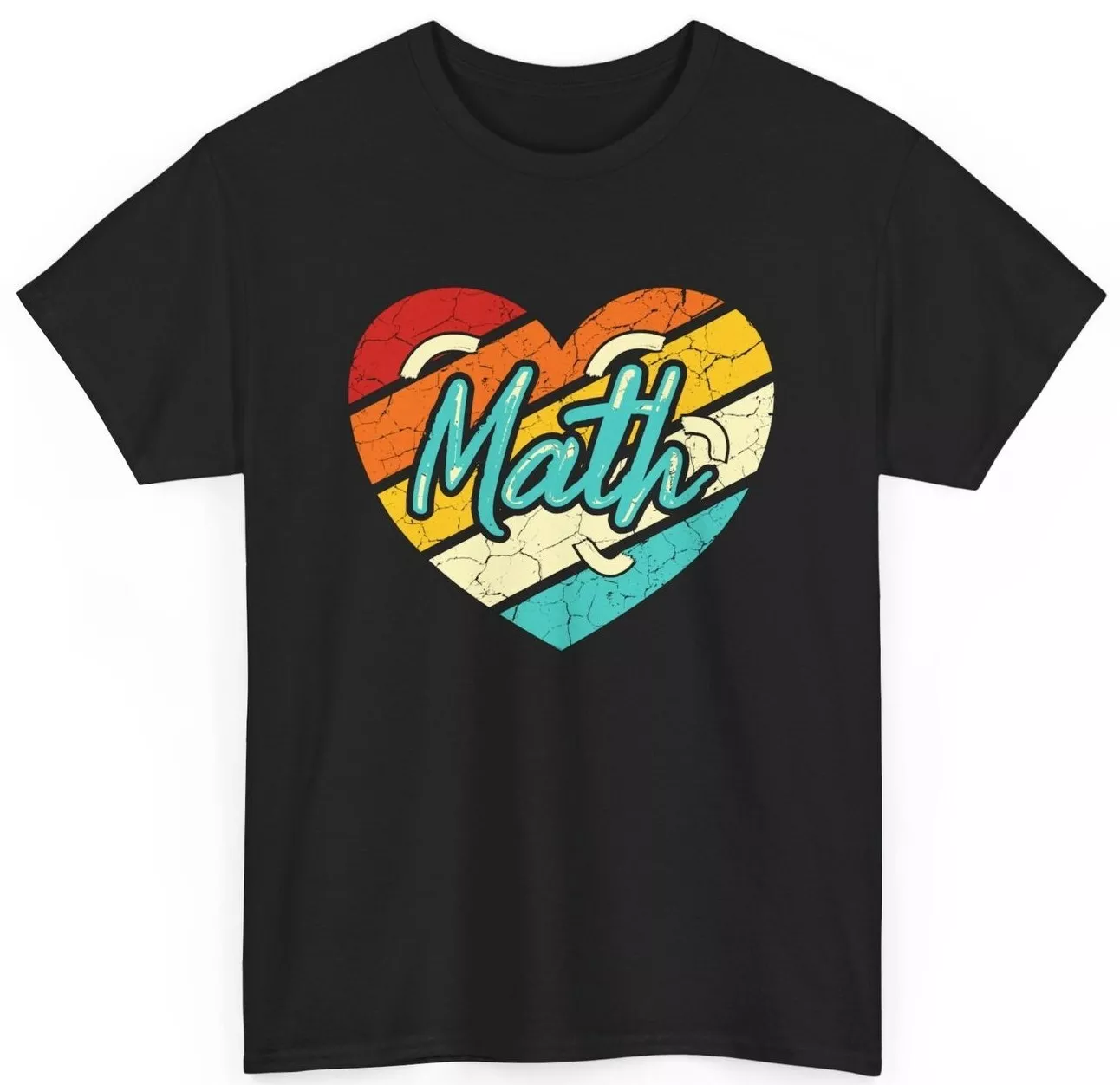 Mathematics Shirt, Math Heart Mathematics Lovers Teachers Students ...