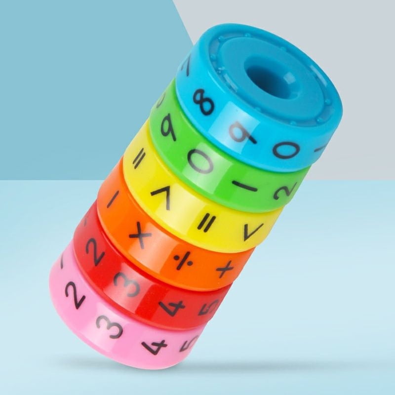 Mathematics Teaching Tools Mathematical Calculation Blocks Preschool ...