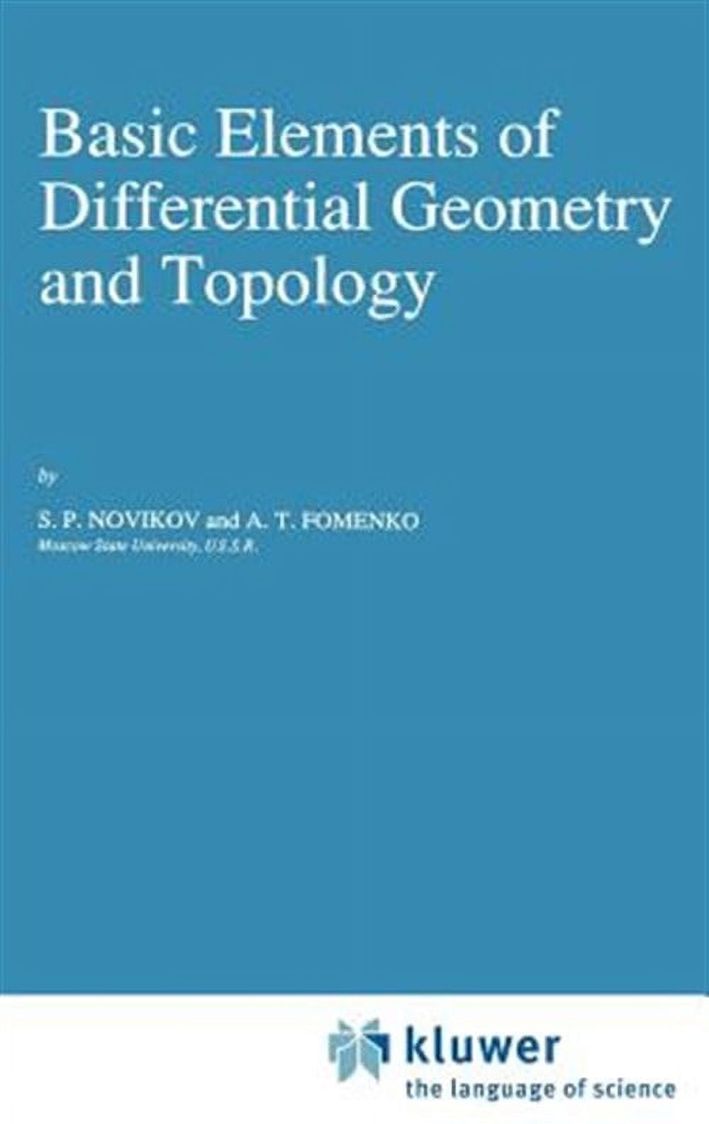 Mathematics and Its Applications: Basic Elements of Differential ...