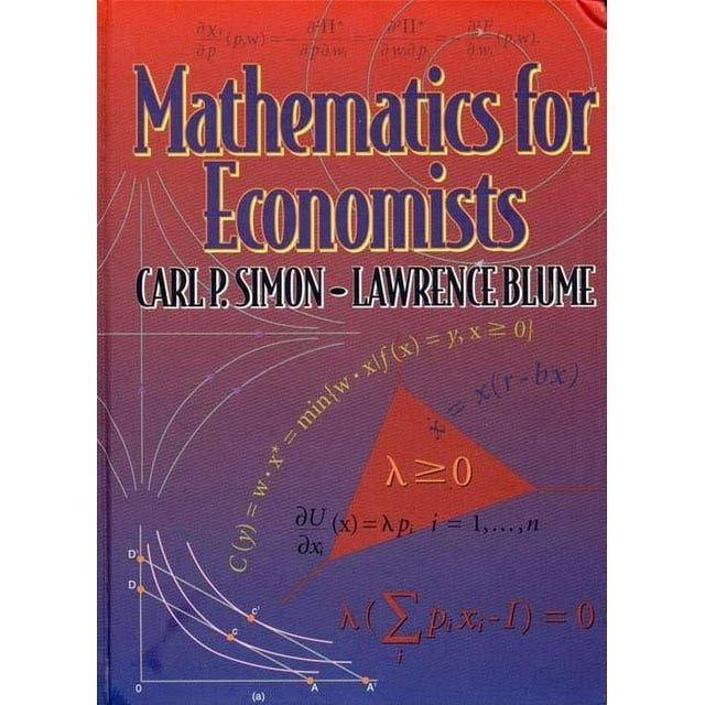 Mathematics for Economists, (Hardcover) - Walmart.com