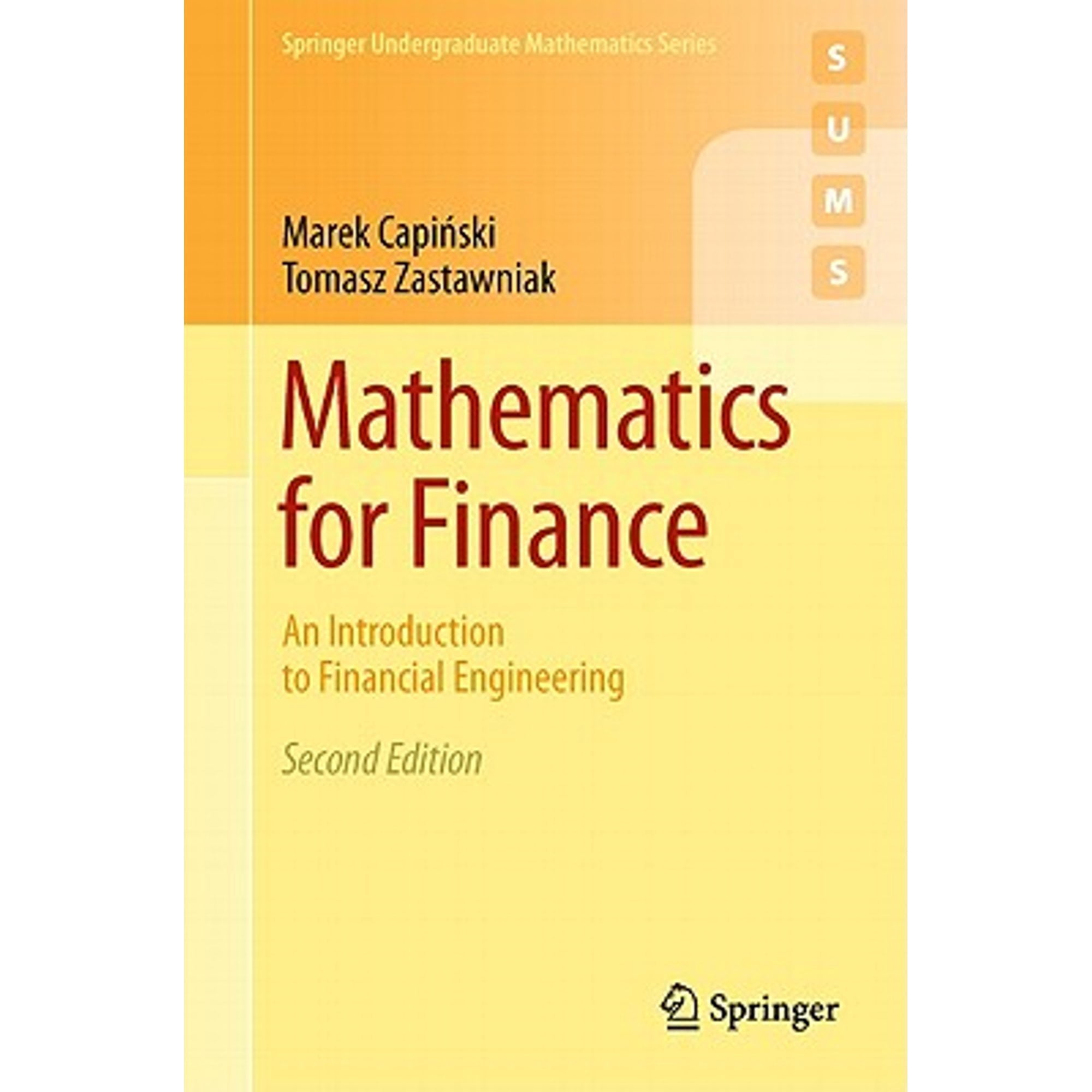 Pre-Owned Mathematics for Finance: An Introduction to Financial ...