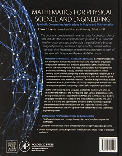 Pre-Owned Mathematics for Physical Science and Engineering: Symbolic Computing Applications in ...