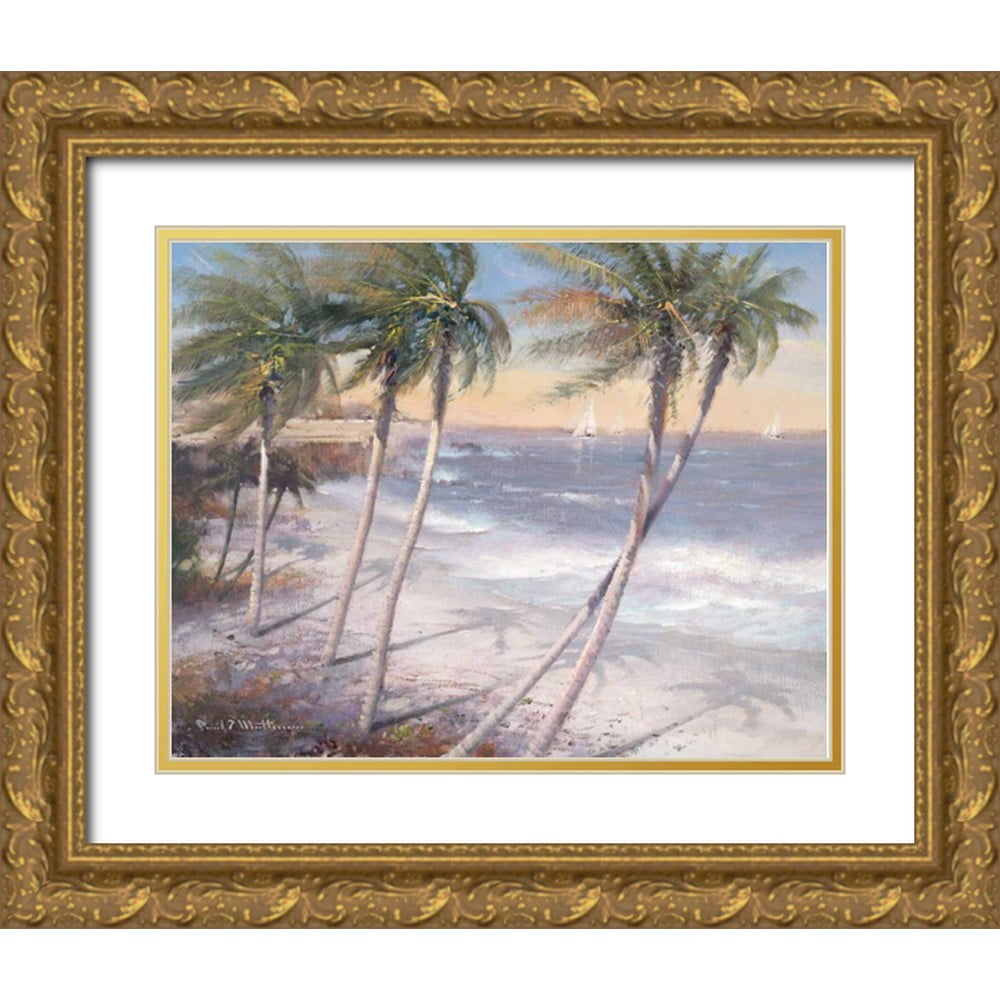 Mathenia, Paul 14x12 Gold Ornate Wood Framed with Double Matting Museum Art Print Titled - White ...