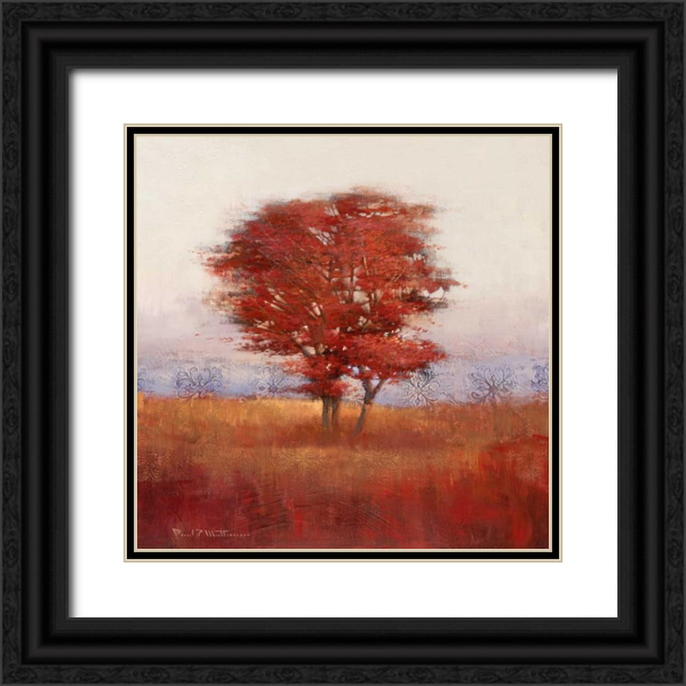 Mathenia, Paul 26x26 Black Ornate Wood Framed with Double Matting ...