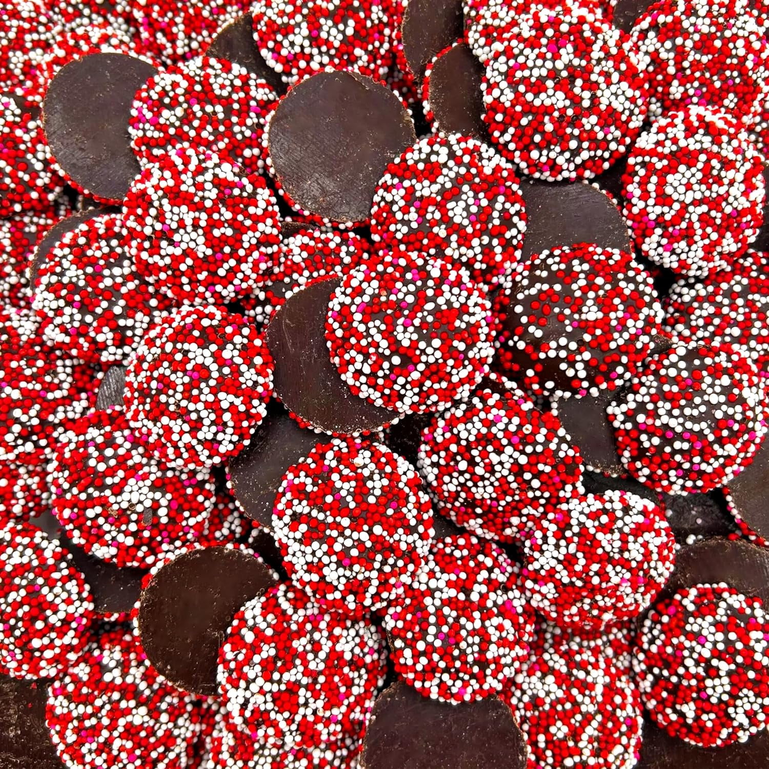Mather's Day Dark Chocolate Nonpareils Candy, Bulk Pack 2 Pounds ...