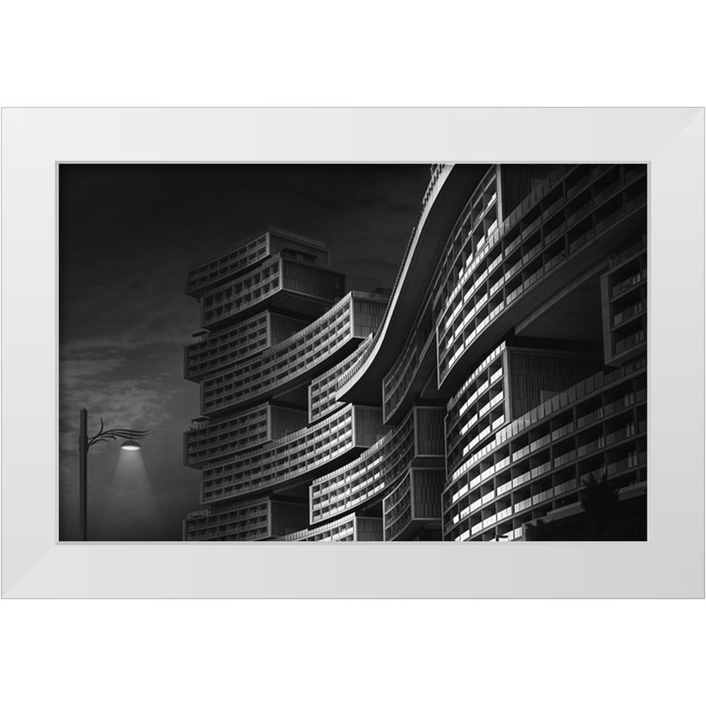 Mathew, Jobin 14x10 White Modern Wood Framed Museum Art Print Titled ...