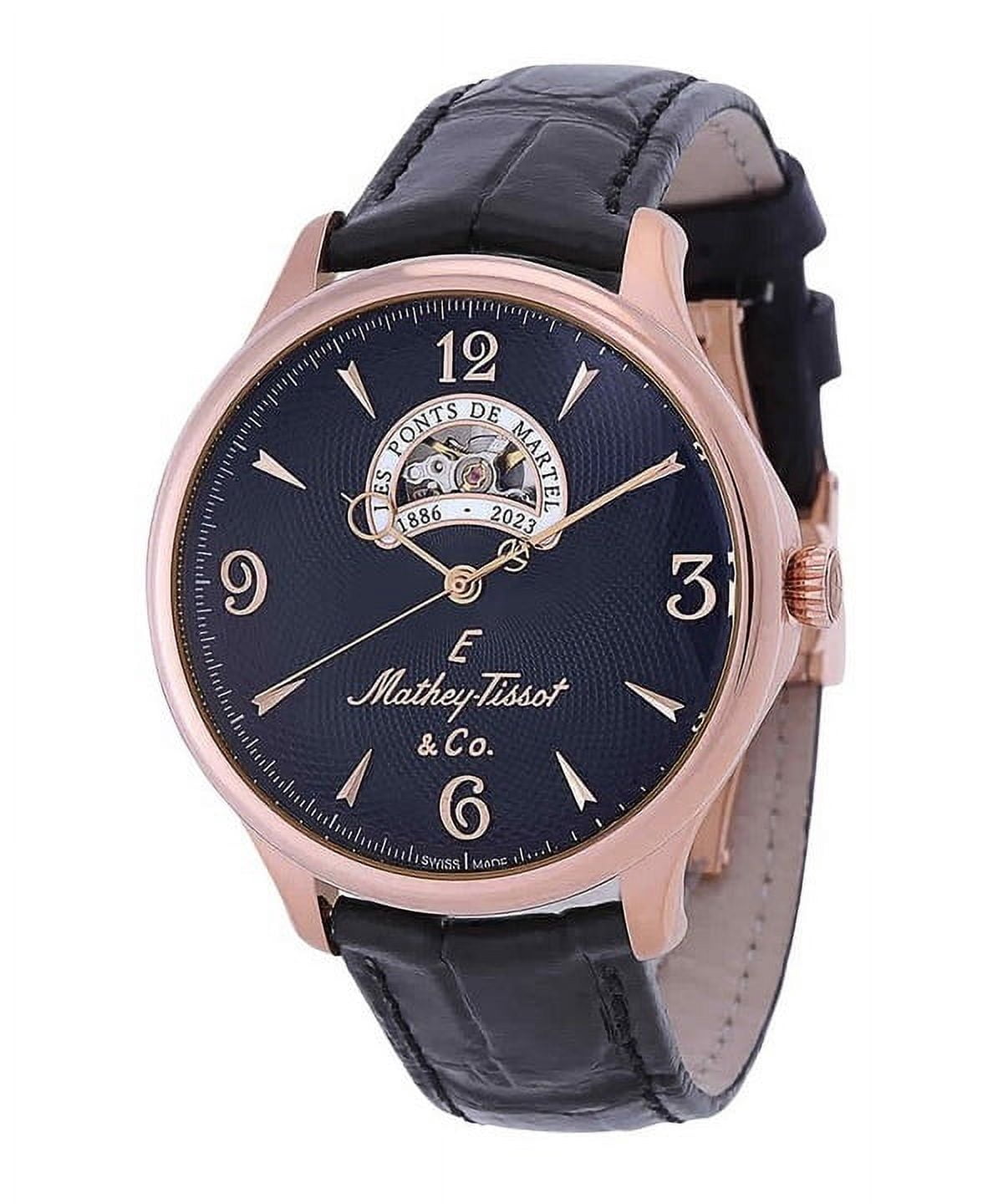 Mathey-Tissot Edmond Auto Havana Automatic Black Dial Men's Watch ...