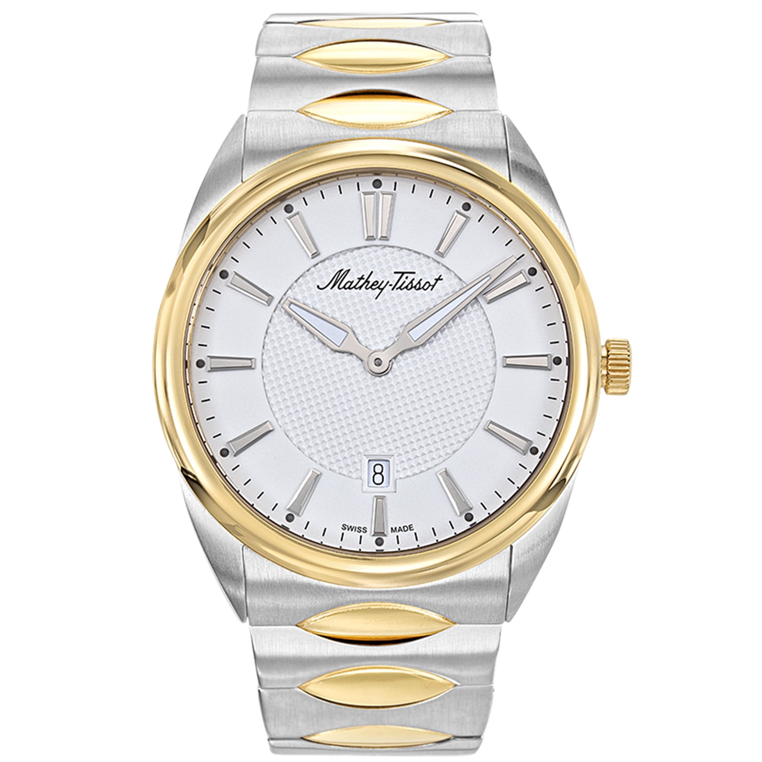 Mathey Tissot Men's Classic White Dial Watch - H791BI - Walmart.com