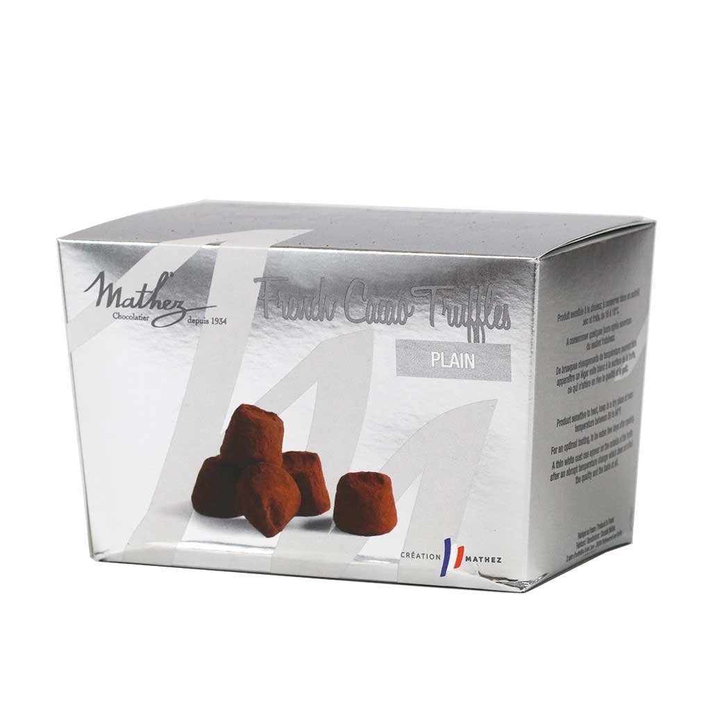 Mathez French Chocolate Truffles, Classic Cacao, 8.8oz Gift Box ...
