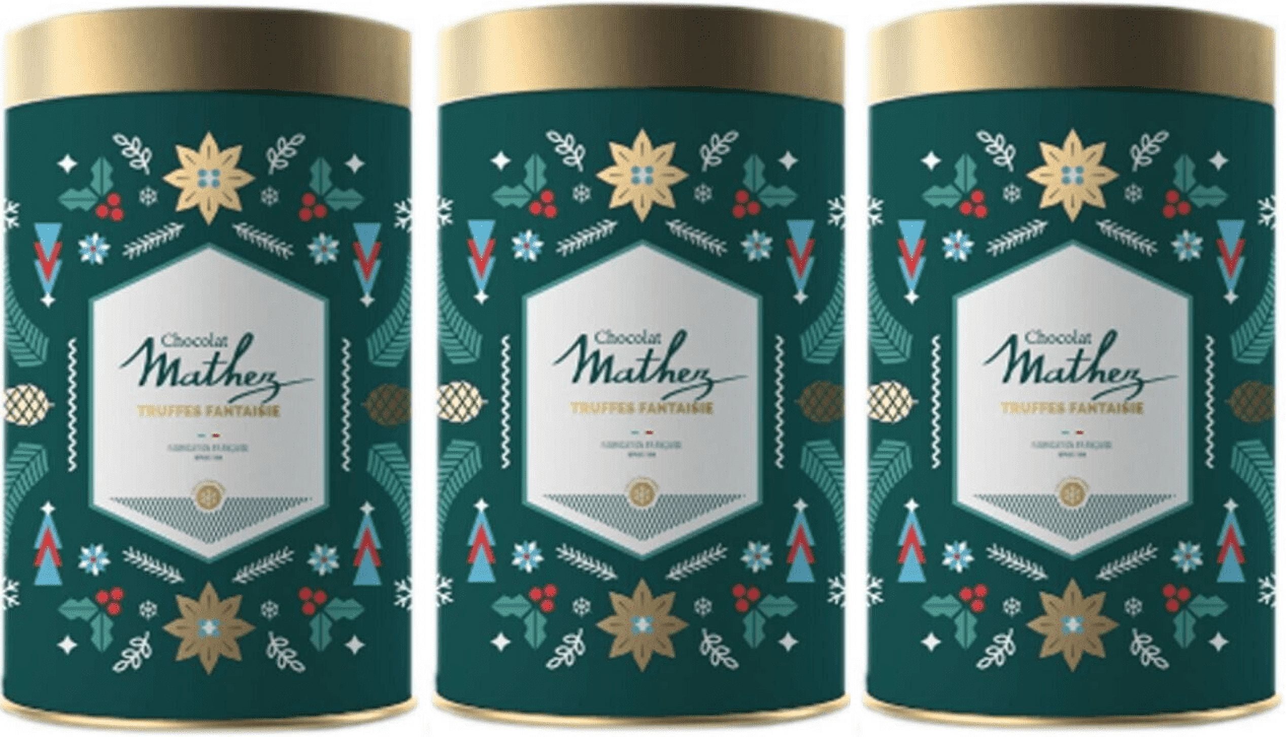 Mathez Chocolate Truffles Fantaisie Cacao - Plain Truffe - 14.1 Oz ...