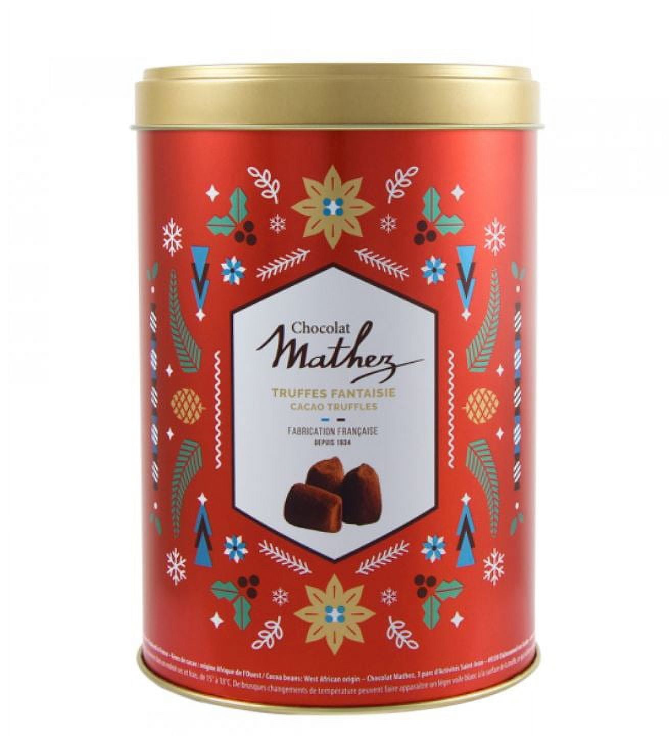 Mathez French Chocolate Truffles - Plain Cacao Truffe - 14.1 Oz, Pack ...