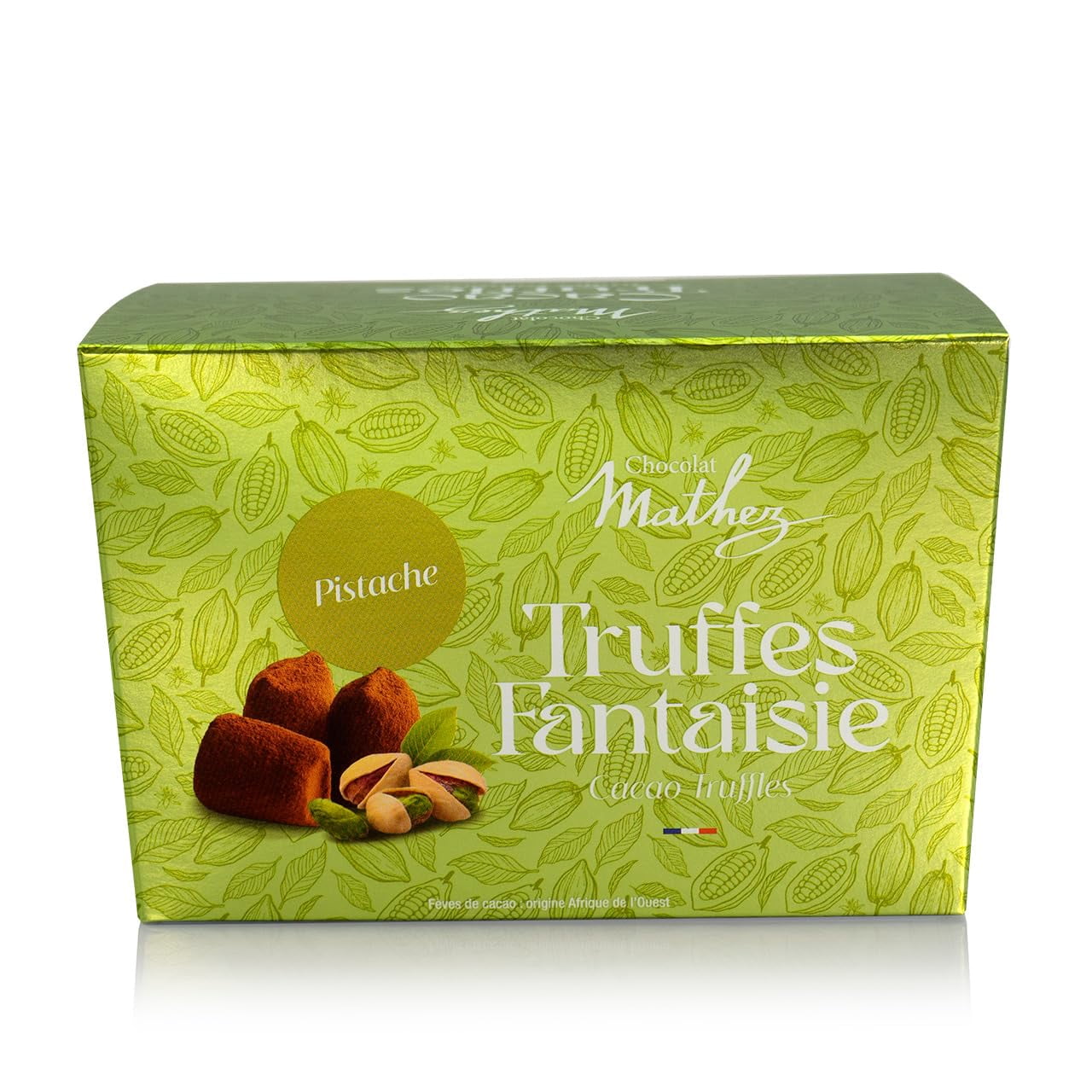 Mathez Chocolate Truffles with Pistachio, 8.8oz Box - Walmart.com