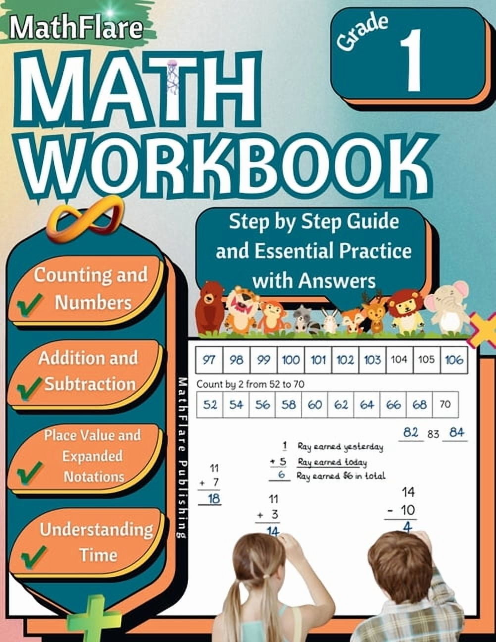 Mathflare Workbooks MathFlare - Math Workbook 1st Grade: Math Workbook ...