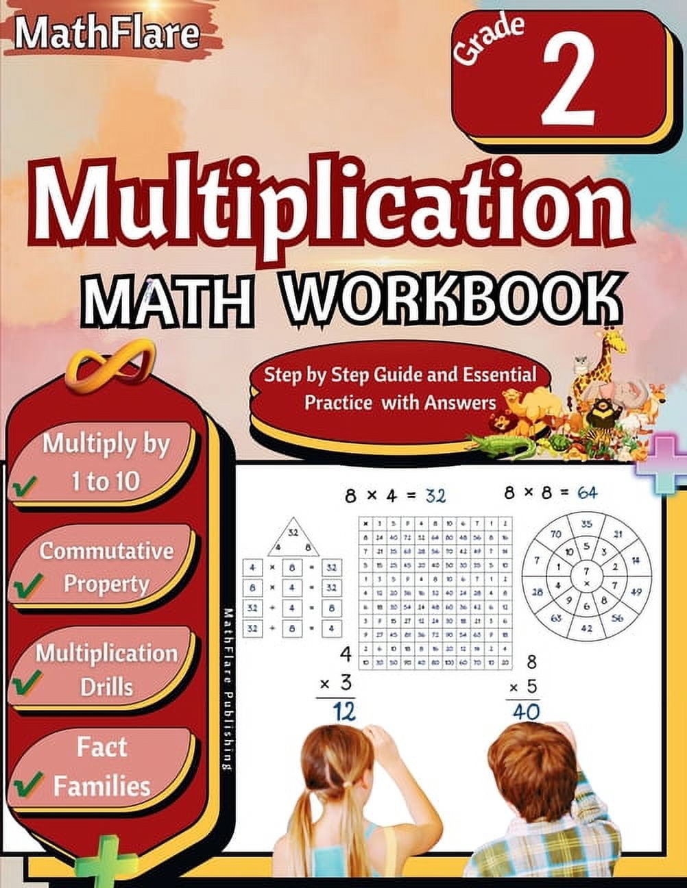Mathflare Workbooks Multiplication Math Workbook 2nd Grade ...