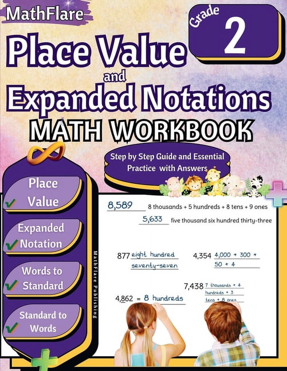 Mathflare Workbooks Place Value and Expanded Notations Math Workbook ...