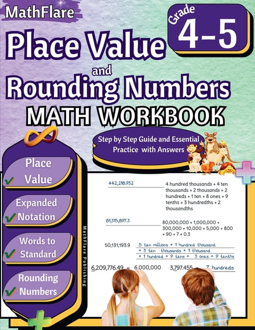 Mathflare Workbooks Place Value and Expanded Notations Math Workbook ...