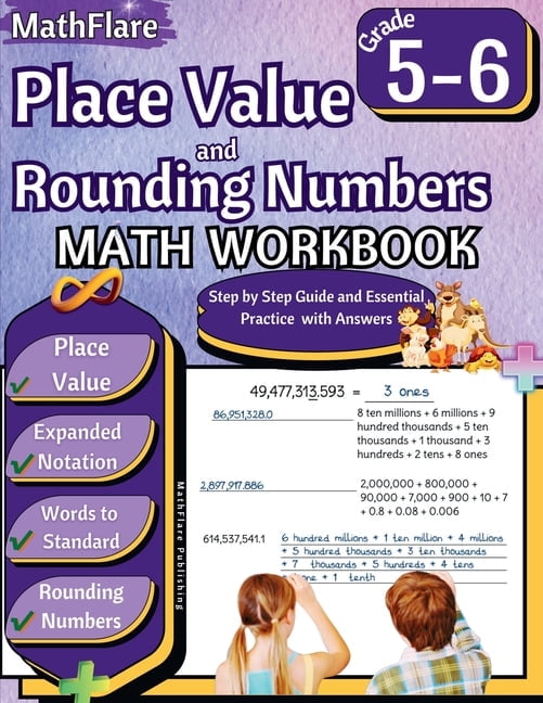 Mathflare Workbooks Place Value and Expanded Notations Math Workbook ...
