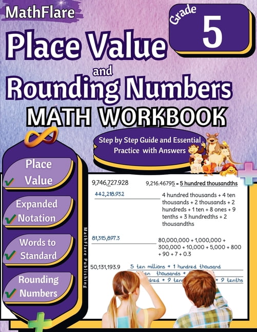 Mathflare Workbooks Place Value and Expanded Notations Math Workbook ...